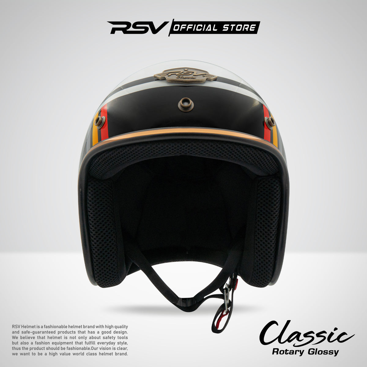 RSV HELM CLASSIC ROTARY GLOSSY – RSV Helmets - For Every Ride - CV BUMI ...