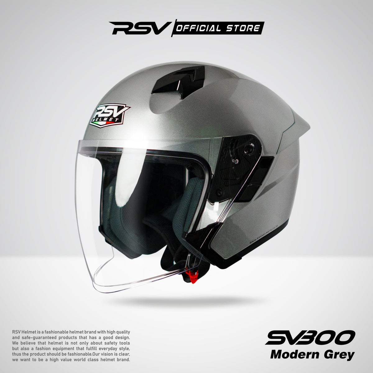 RSV SV300 SILVER GLOSSY DOUBLE VISOR – RSV Helmets - For Every Ride ...
