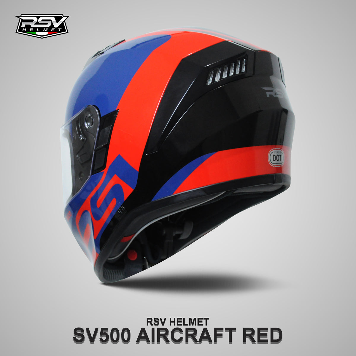 HELM RSV SV500 AIRCRAFT RED – RSV Helmets - For Every Ride - CV BUMI ...